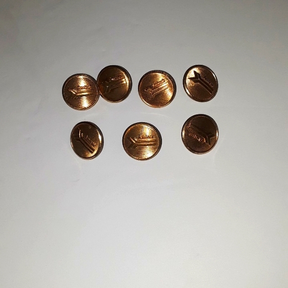 Amtrak | Other | Seven Genuine Vintage Amtrak Railroad Brass Buttons ...